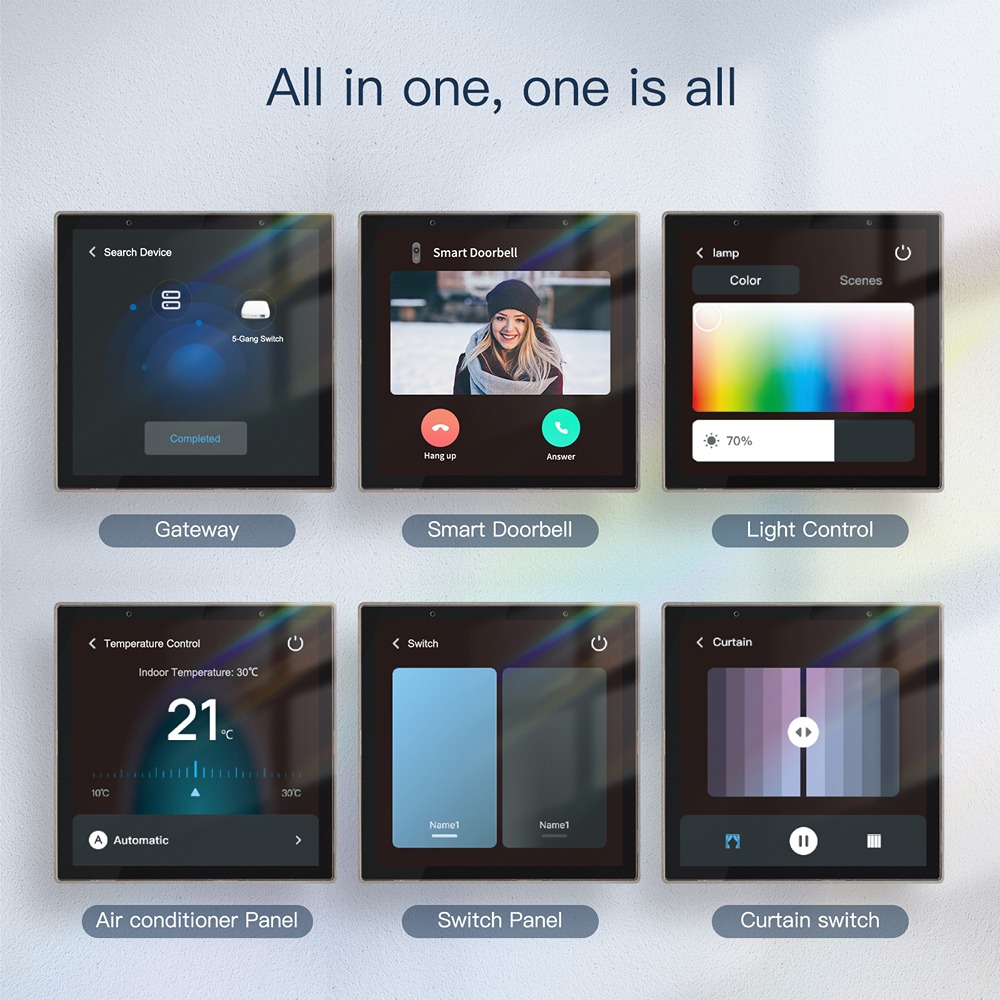 Zigbee 4 Smart Control Panel