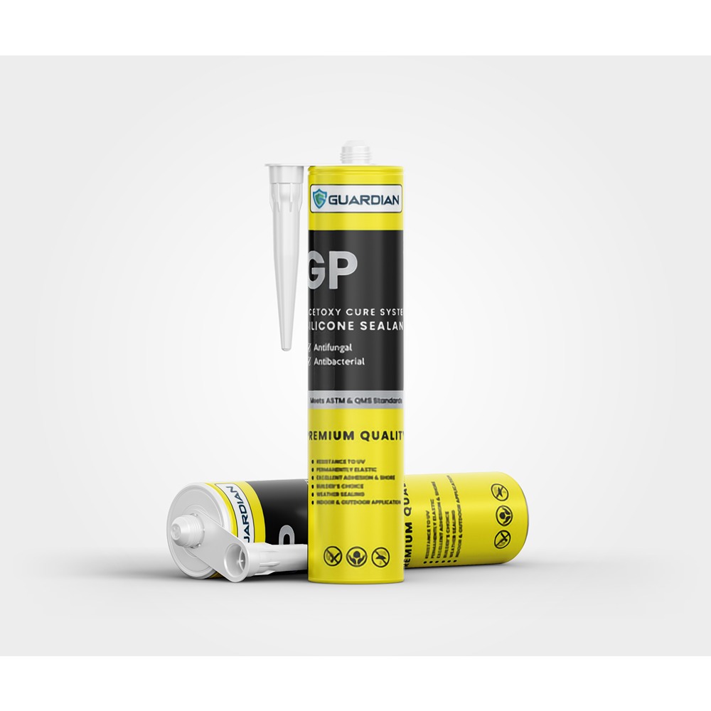 Guardian - GP Premium Grade Clear Silicone Sealant 280ml Cartridge