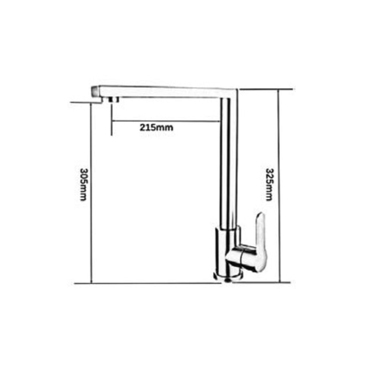 CM - Mixer Tap With Swivel Spout - Matt Finish