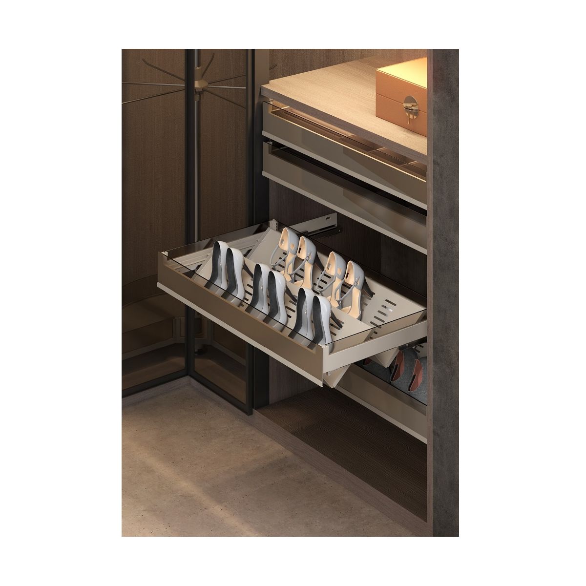 Elite - Concise and Modern Shoes Rack - Matrix Series