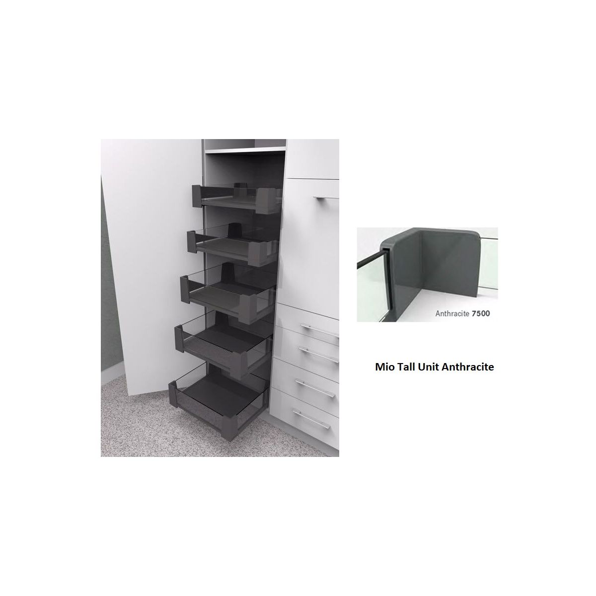 Kesseboehmer - Mio Tall Unit - Tall Cabinet Storage