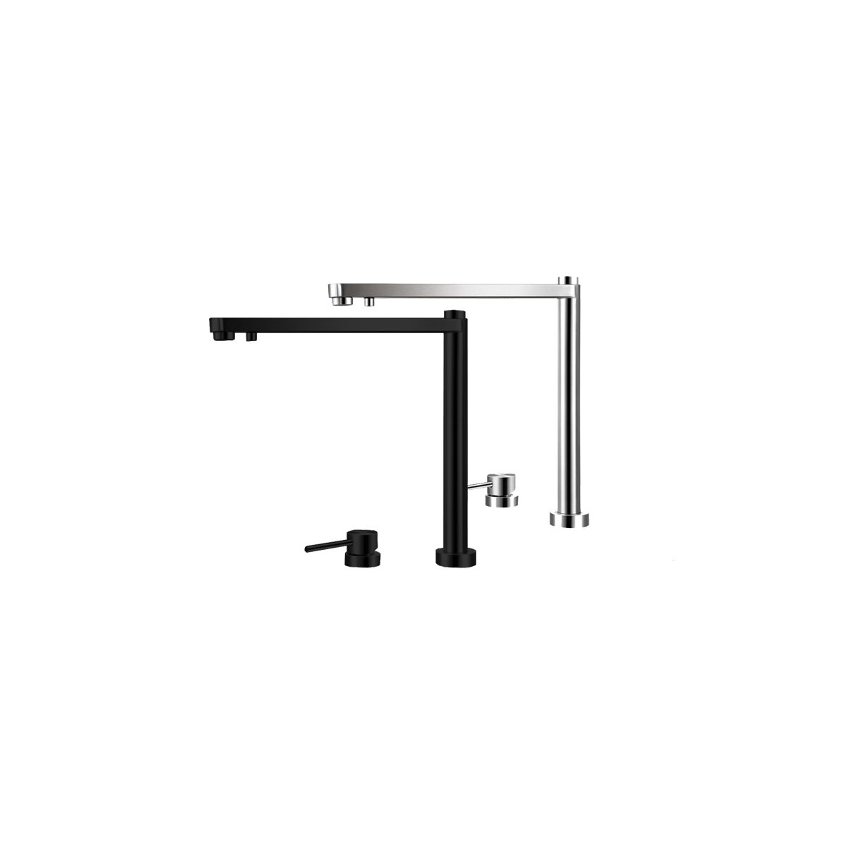 CM L-Shaped Mixer Tap Push-Pull