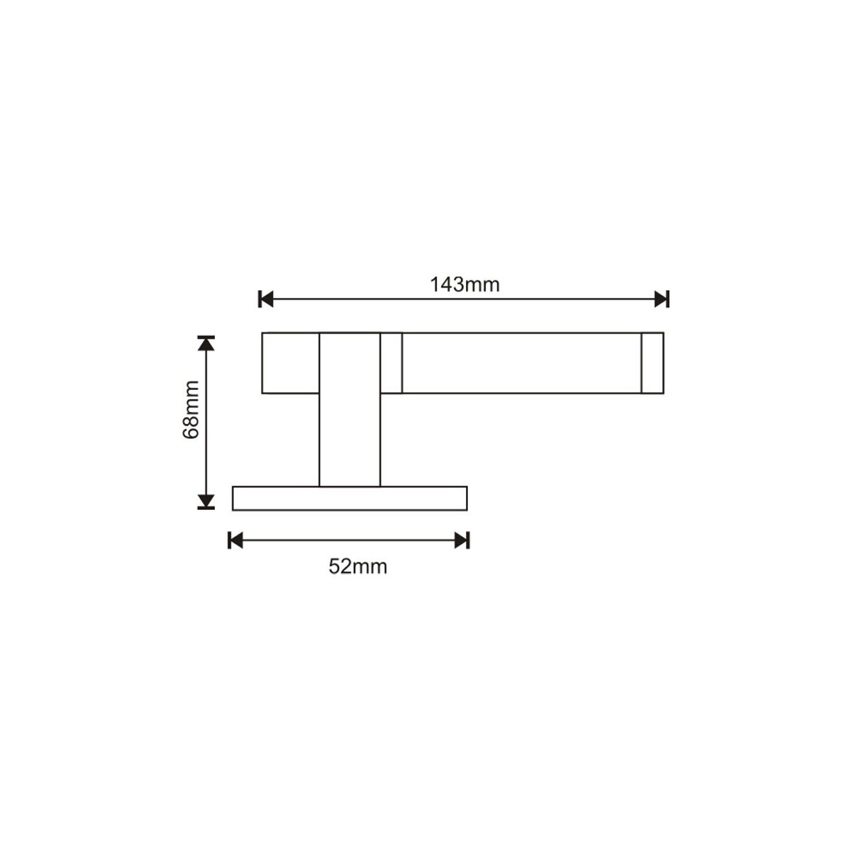 EuroArt - Lever on Rose Handle with Escutcheon