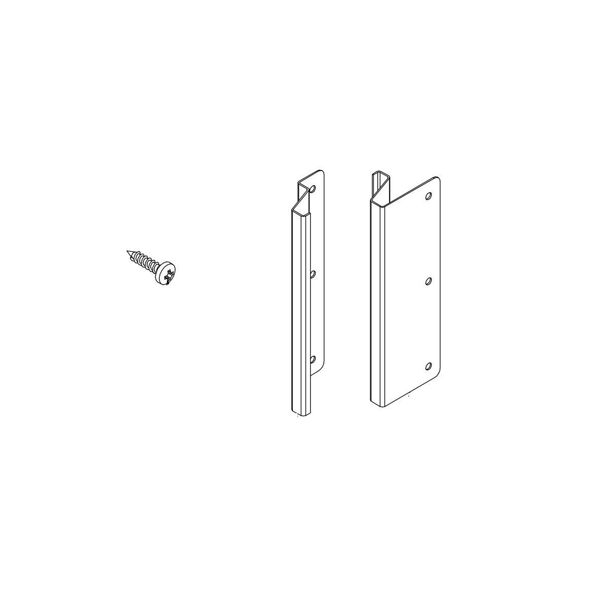 Bergo - Back Spacers Kit - Finish Stainless Steel