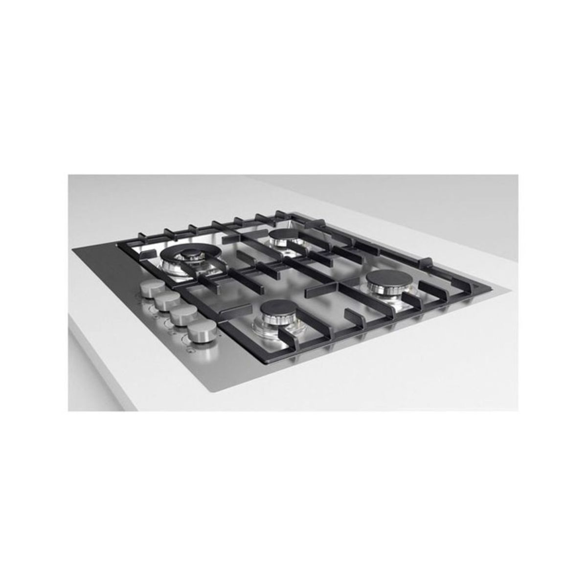 Baumatic - 60cm 4 Burner Built-in Gas Hob - Stainless Steel