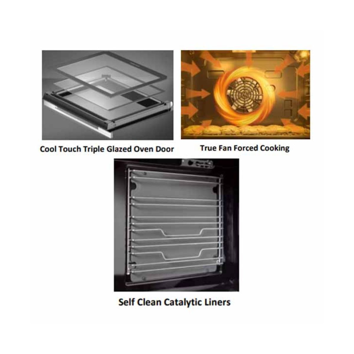 Baumatic - 90cm Free Standing Dual Fuel Cooker