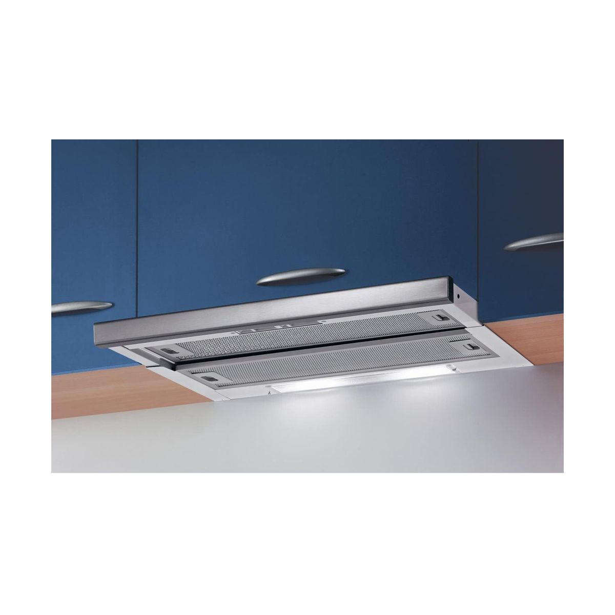 Baumatic - 60cm Telescopic Slide Out Hood - Silver