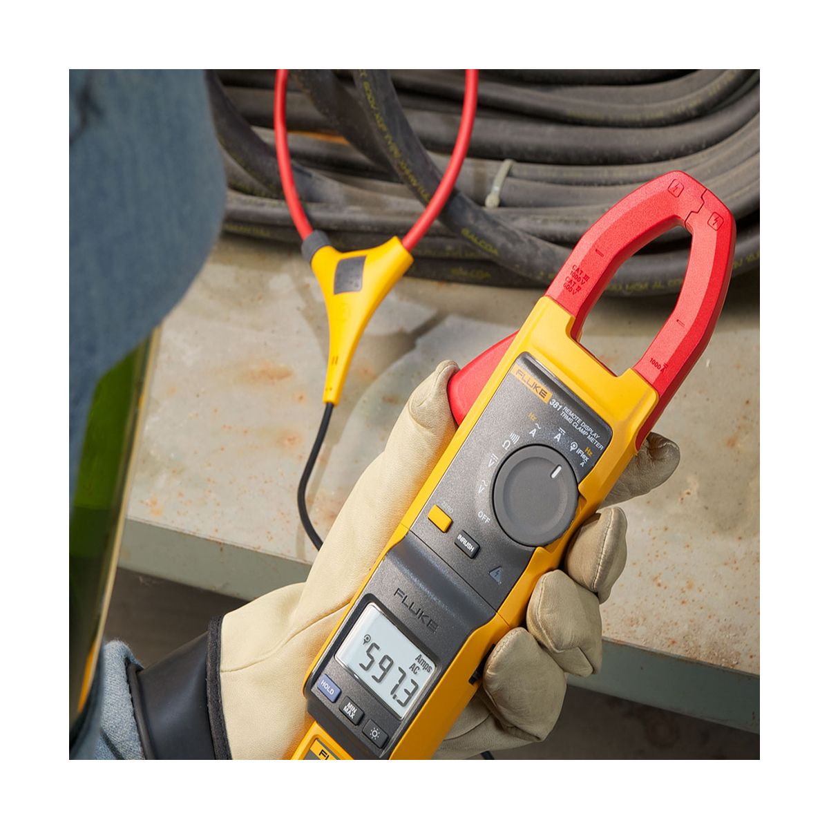 Fluke - Remote Display True RMS AC/DC Clamp Meter with iFlex®