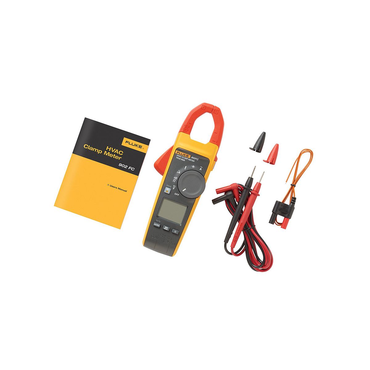 Fluke - True-RMS HVAC Clamp Meter - Wireless Fluke Connect®-Enabled