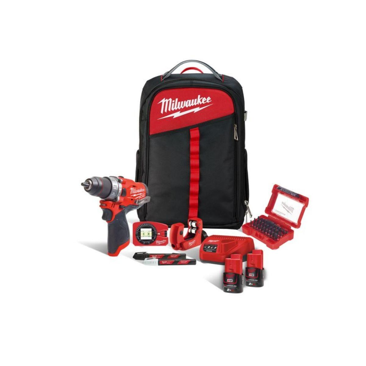Milwaukee M12 Portable Productivity - Plumbing Tradesman Kit