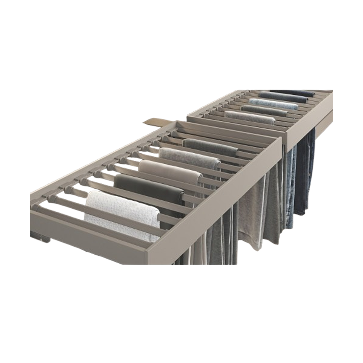 Elite Classic and Modern Trousers Rack Elegant Hardware Wardrobe ...