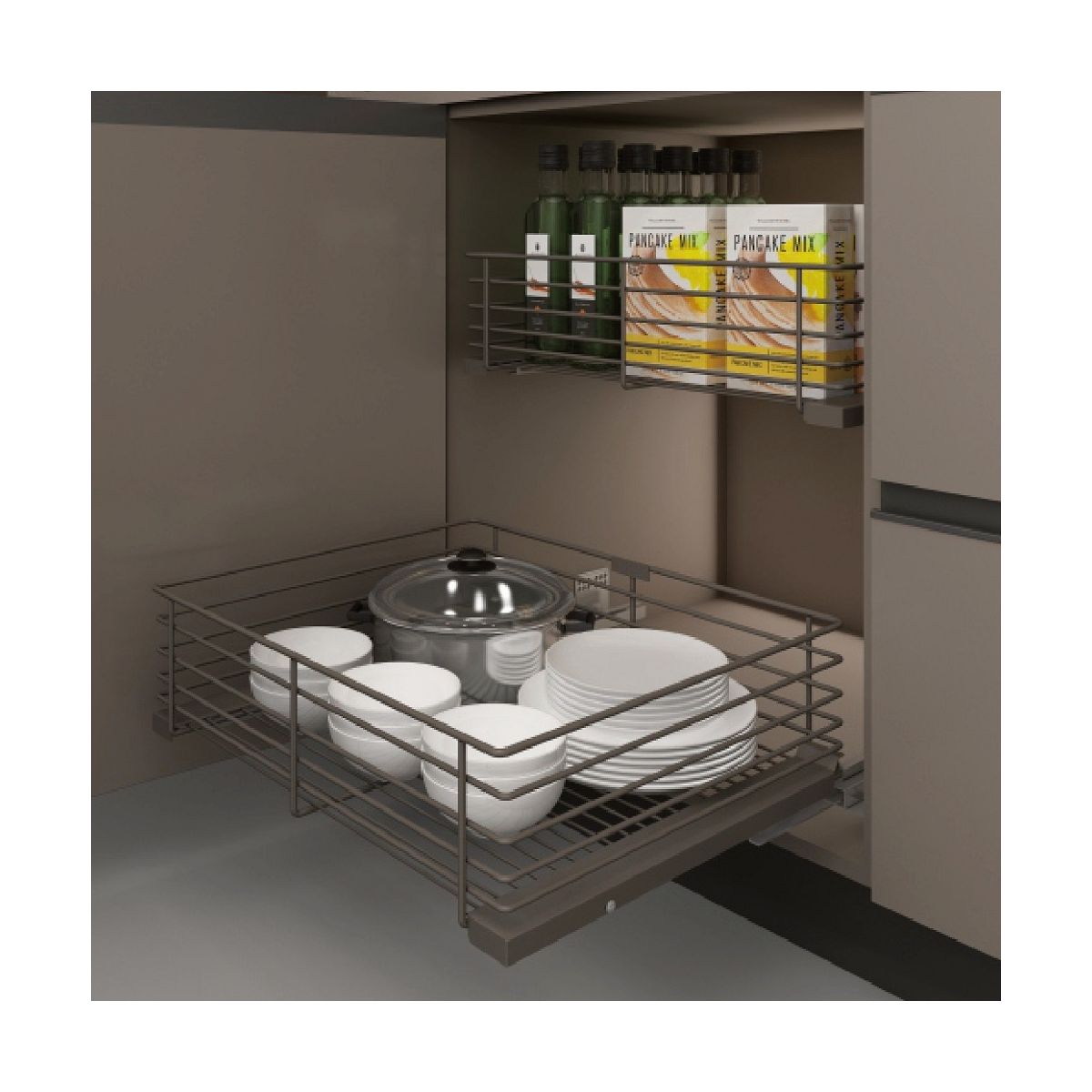Elite Soft-Close Simple Pull-Out Basket - Venus Series