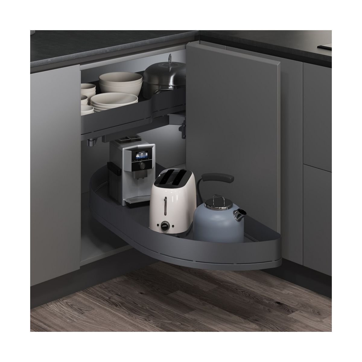 Elite - Soft Close Swing Tray With Two Mounting Sides To Open - Ultra Series