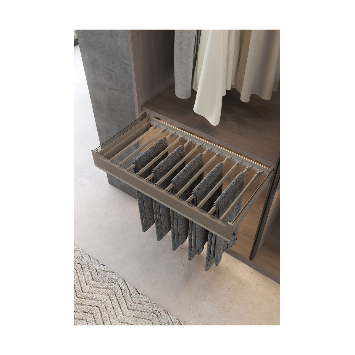 Elite - Concise and Modern Trousers Rack - Matrix Series