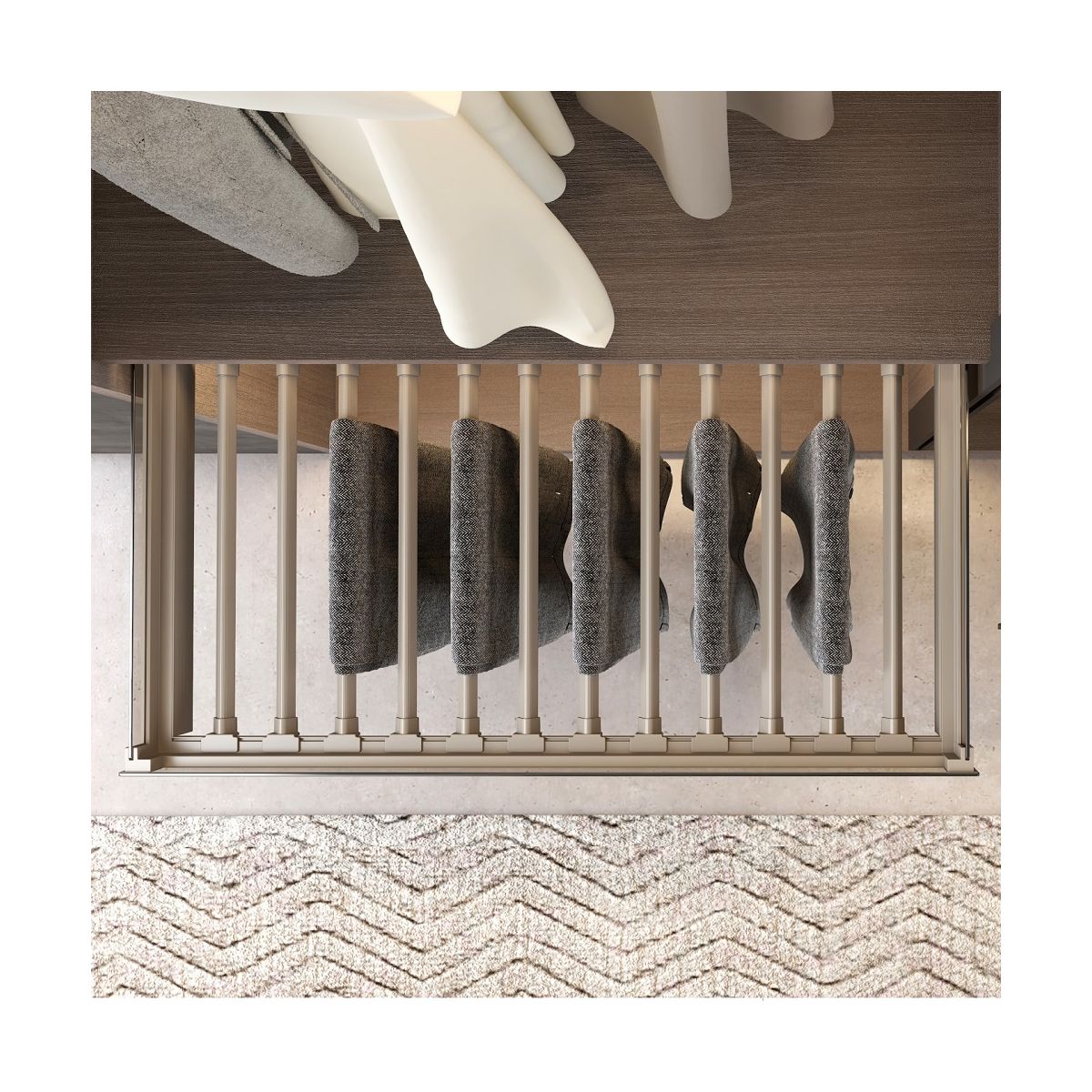 Elite - Concise and Modern Trousers Rack - Matrix Series